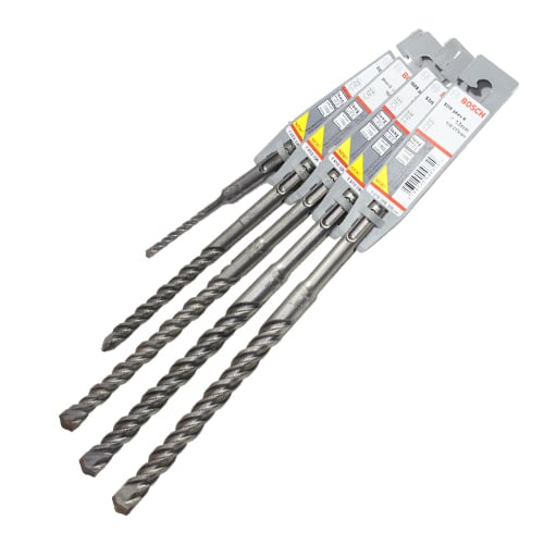 Bosch SDS Plus 3 + Masonry Drill Bits Carbide Tip Masonry Stone Brick ...